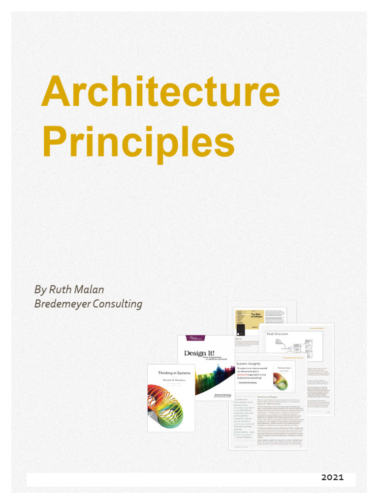 Architecture Principles | PDF