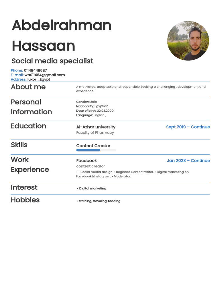 Abdelrahman - Resume-717 | PDF