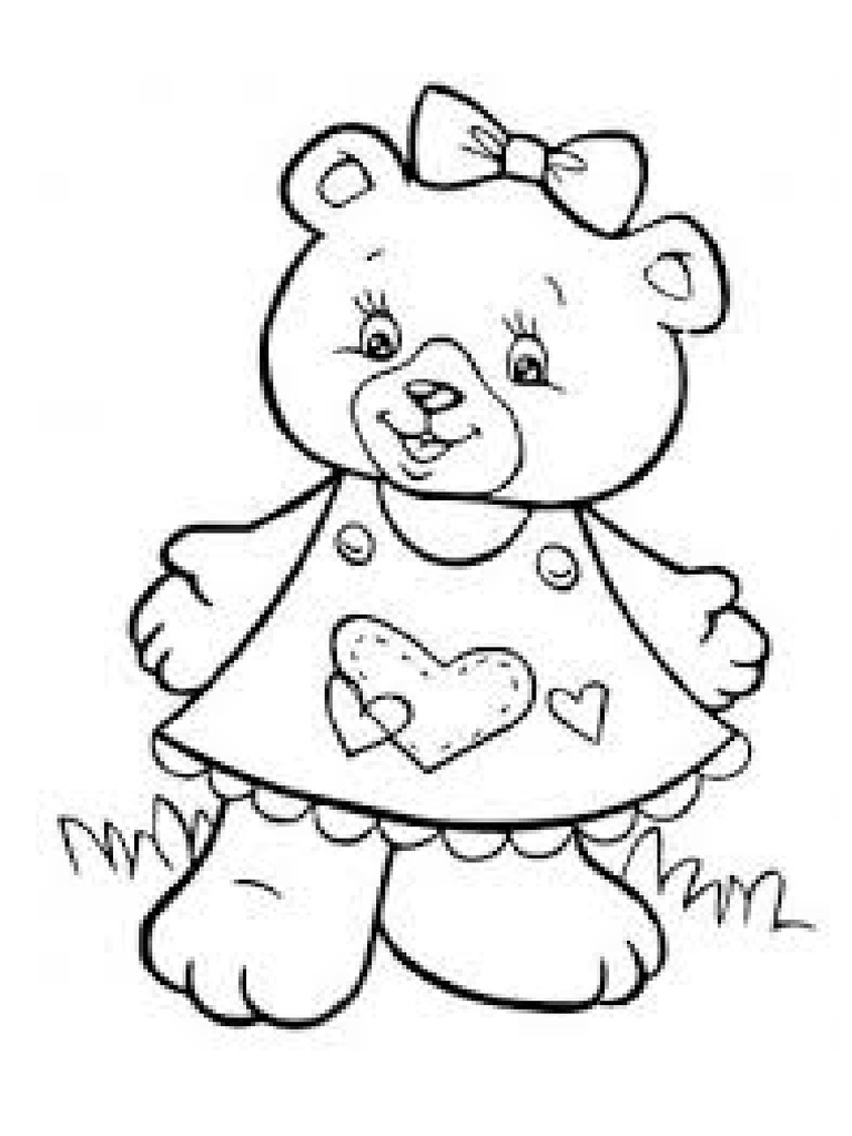 Mewarnai Boneka Beruang | PDF