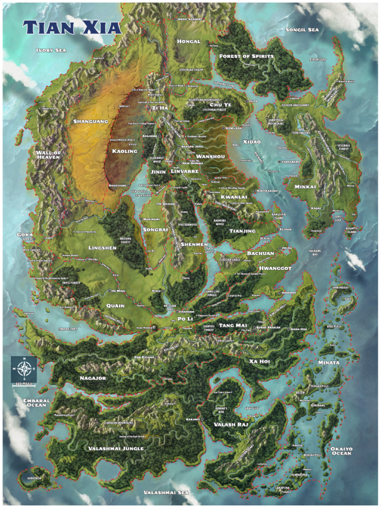 Tian Xia Map1 | PDF