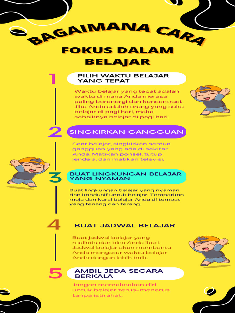 Kream Dan Pink Minimalis Rahasia Belajar Infografis | PDF
