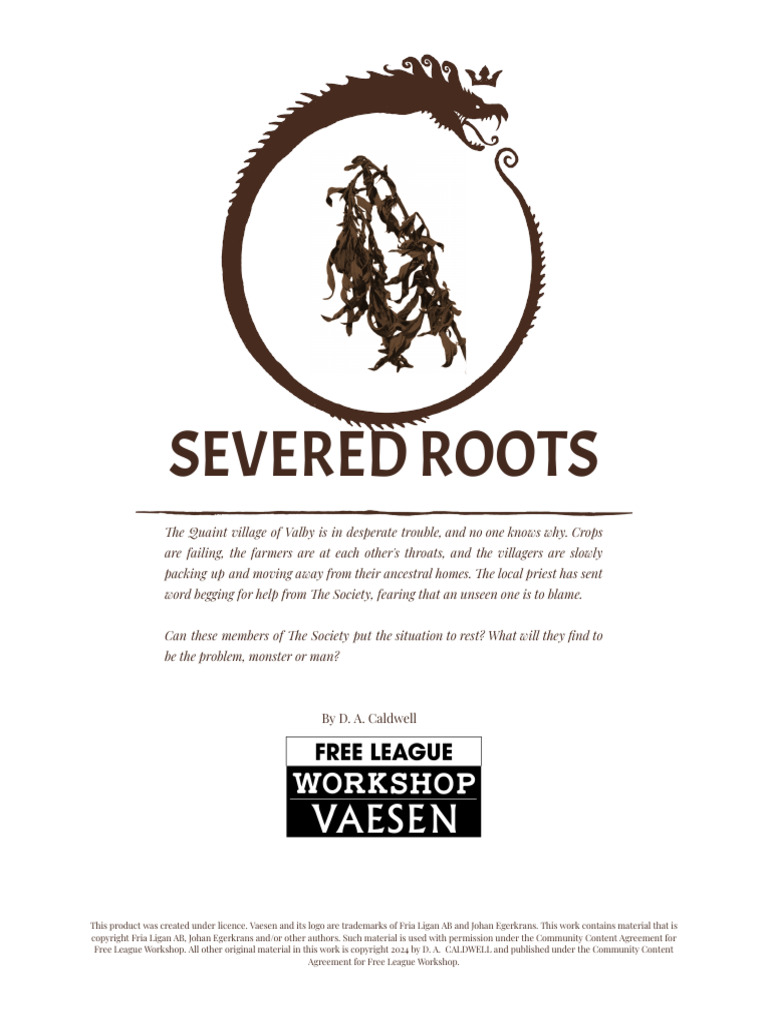 1593583-Vaesen Module Severed Roots | PDF