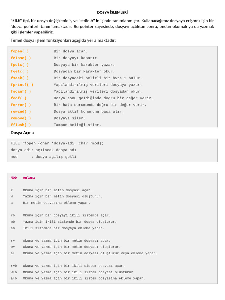 Algoritma Programlama 2 - HAFTA 1 | PDF