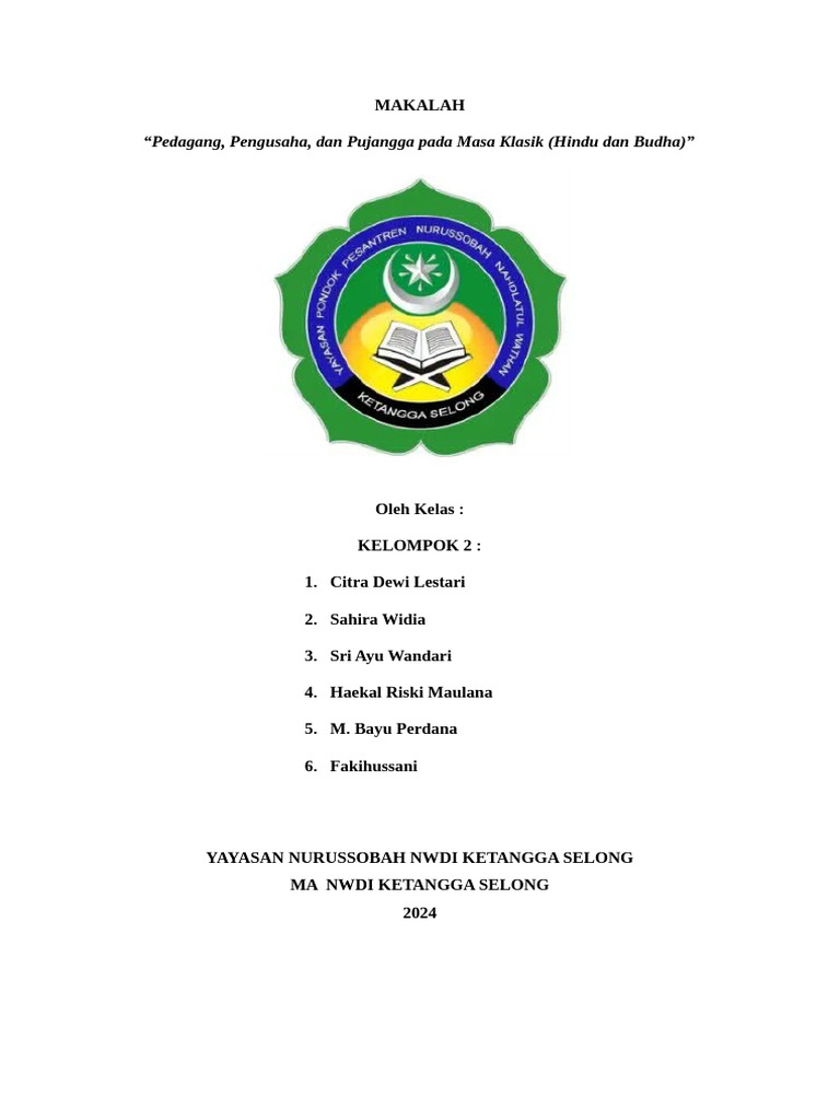 MAKALAH Hindu Buda | PDF