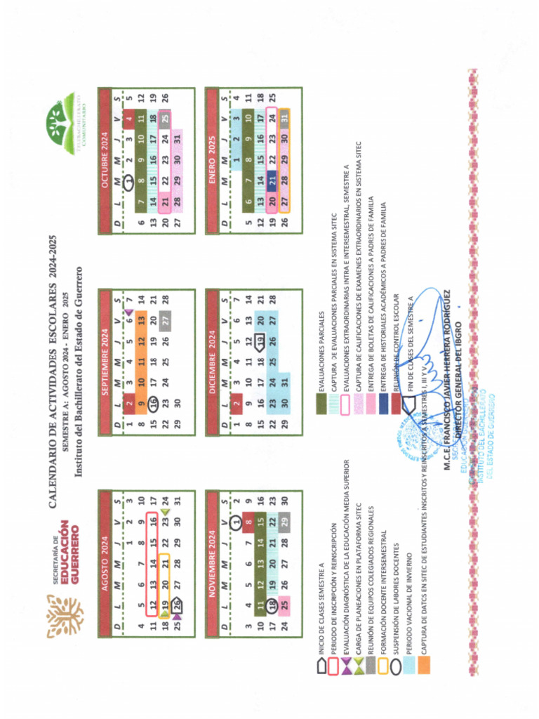 Calendario Escolar 2024 | PDF