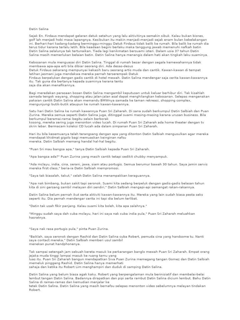 Datin Salina | PDF
