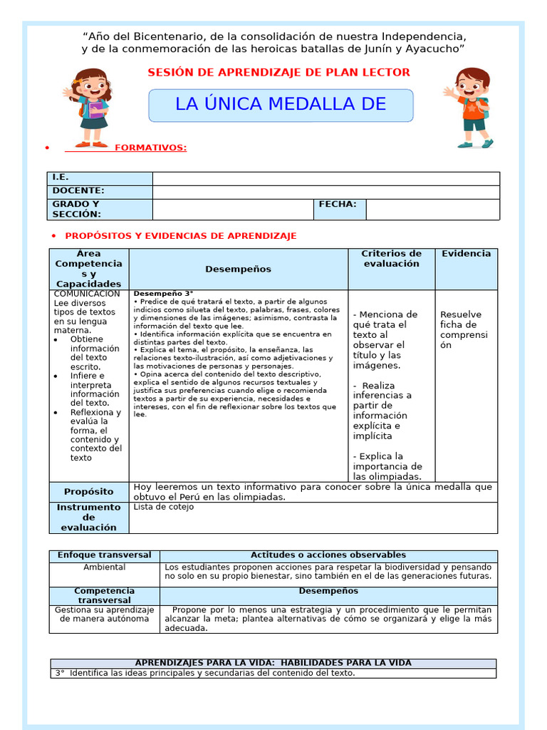 3° Ses PL Vier 27 Unica Medalla de Oro | PDF