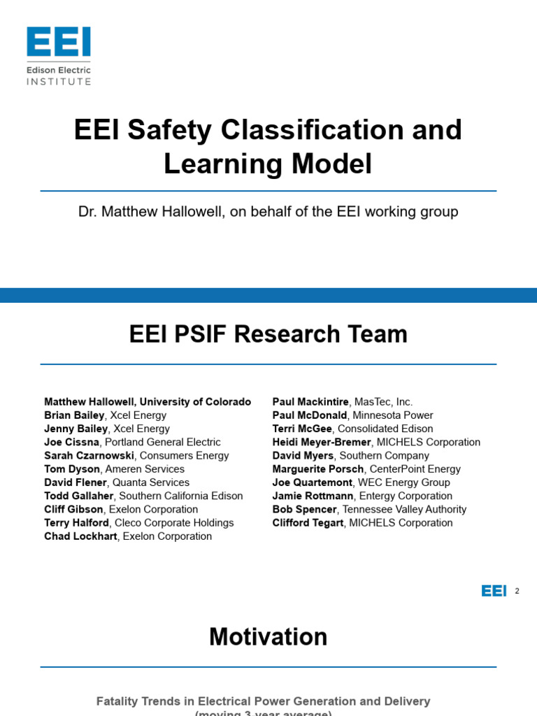 EEI PSIF Presentation | PDF
