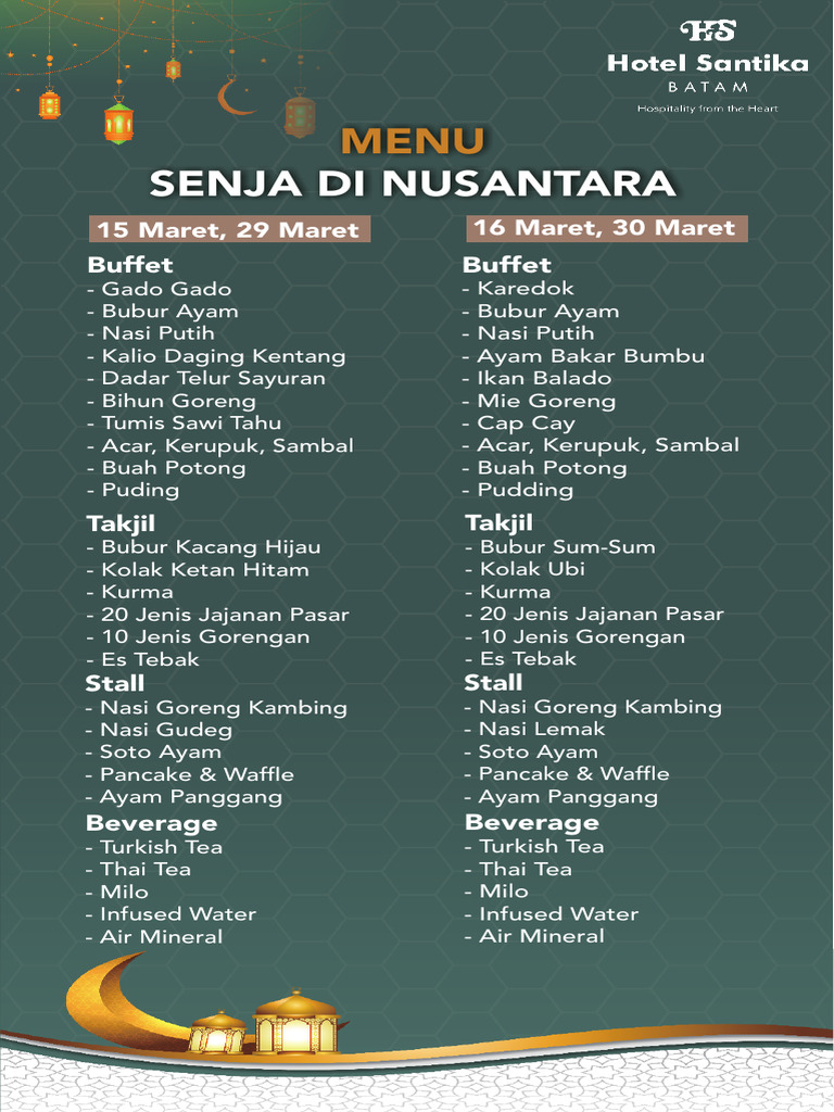 Menu Senja Di Nusantara | PDF
