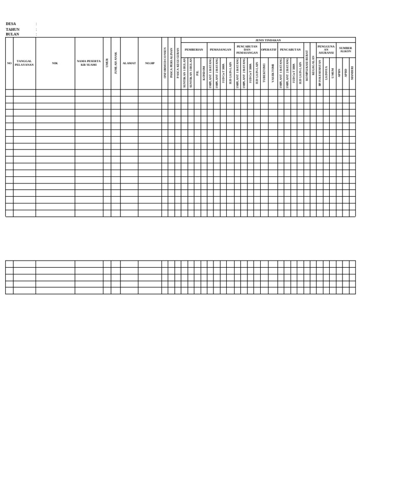 Format KB Bulanan | PDF