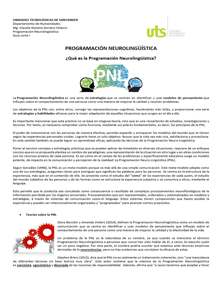 Guía 1 PNL - I 2024 | PDF