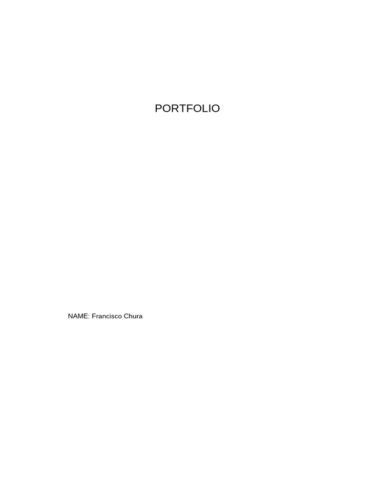 PORTFOLIO | PDF