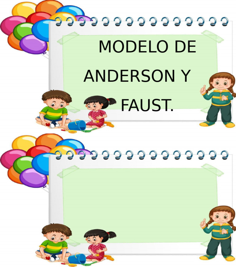 Modelo de Anderson y Faust | PDF