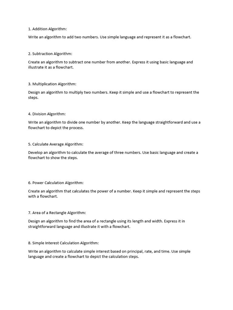 Algorithms & Flowcharts ICT Support | PDF