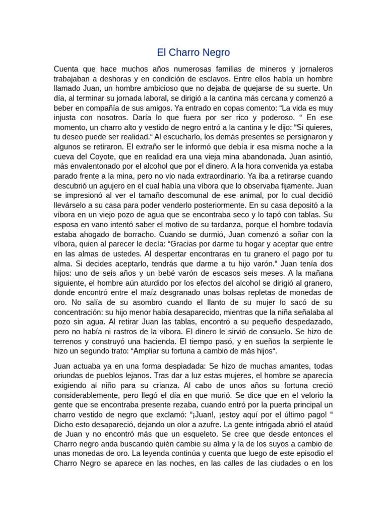 El Charro Negro | PDF