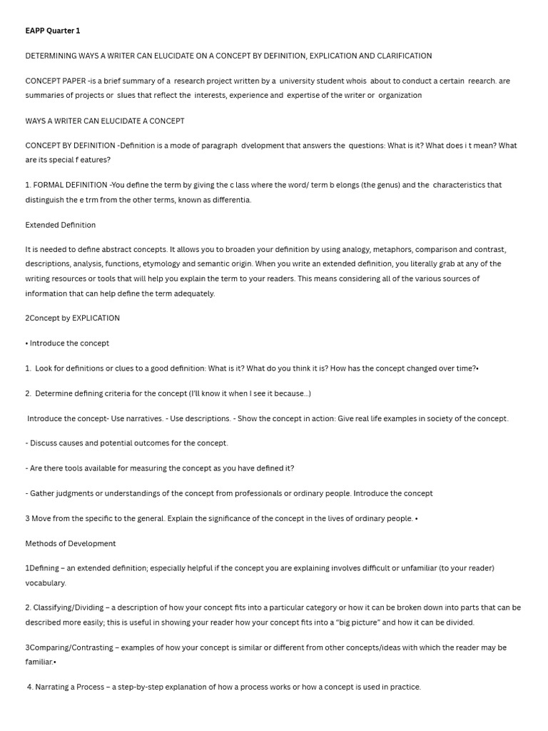 EAPP Quarter 1 | PDF | Concept | Democracy