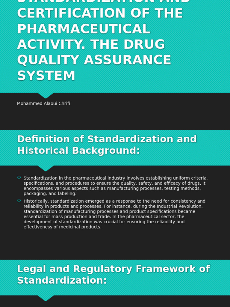 Standardization Pdf