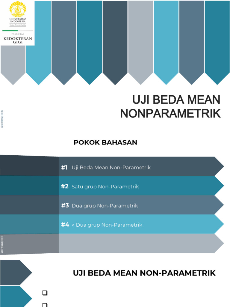 08 Uji Beda Mean Nonparametrik | PDF