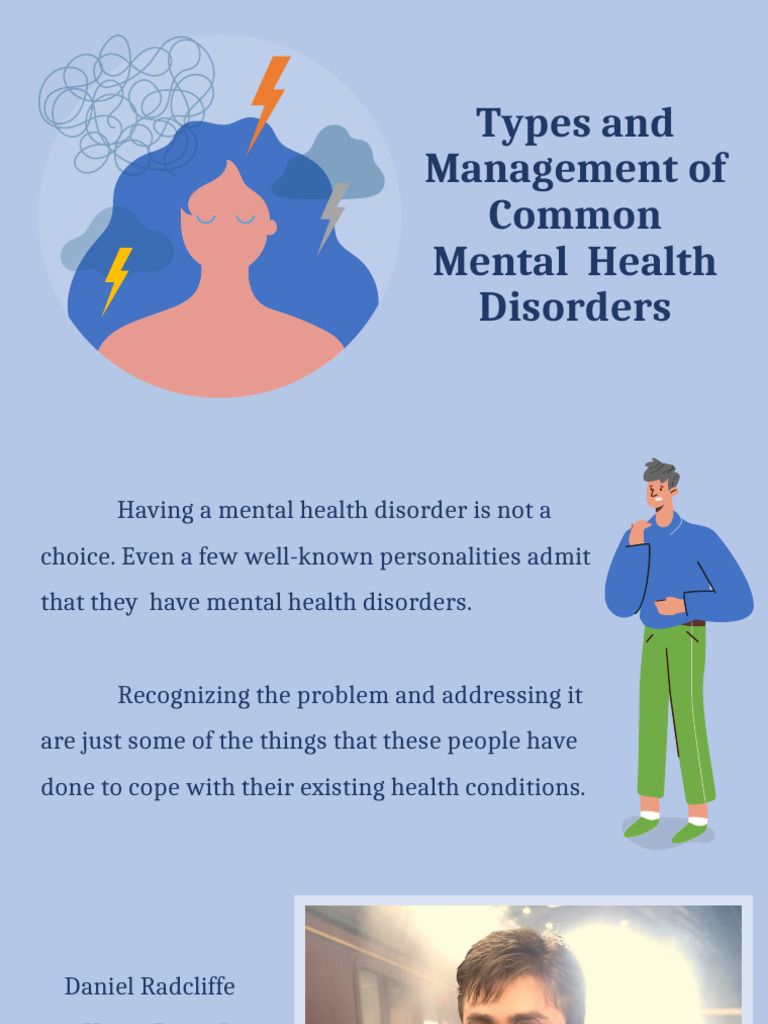 Types and Management of Common Mental Health Disorders | PDF