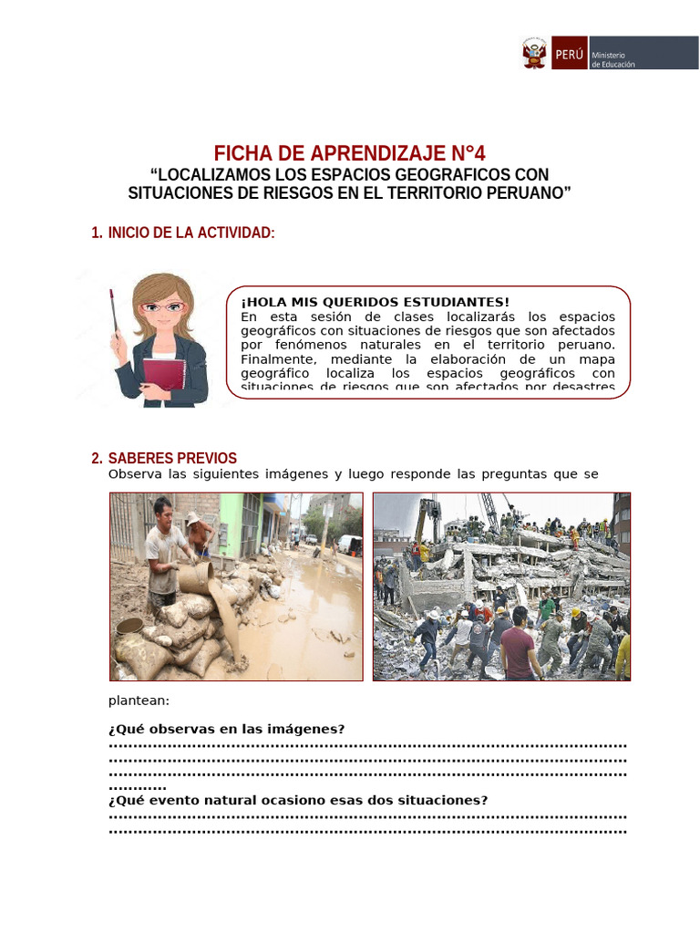 Ficha N°4 - 3er Grado CCSS | PDF