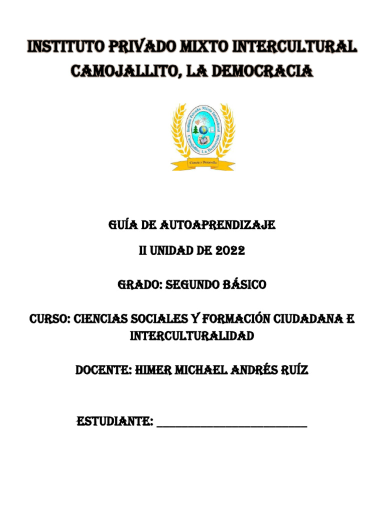 Guia de CC SS Formacion 2do. II Unidad pLAN fIN | PDF | Sustentabilidad | Ciencias sociales