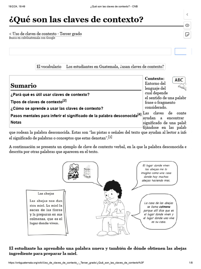 ¿Qué Son Las Claves de Contexto - CNB | PDF
