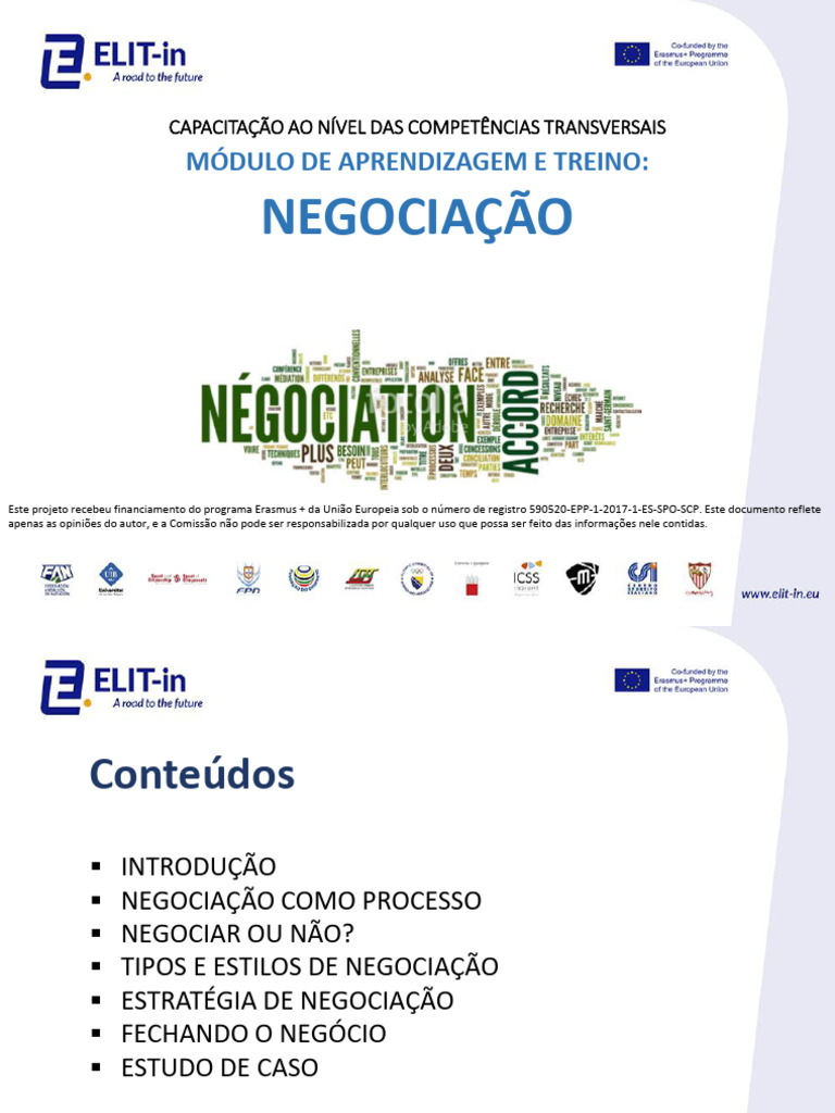 Training Module - Negotiation - PT | PDF