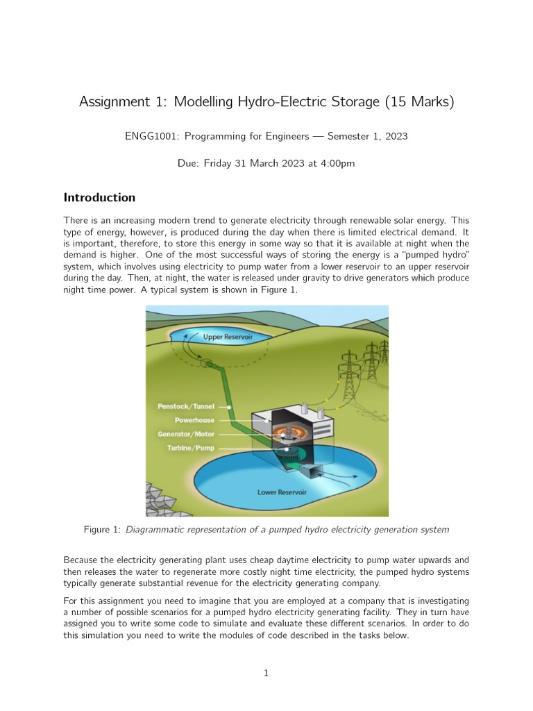 ENGG1001 Assignment 1 | PDF