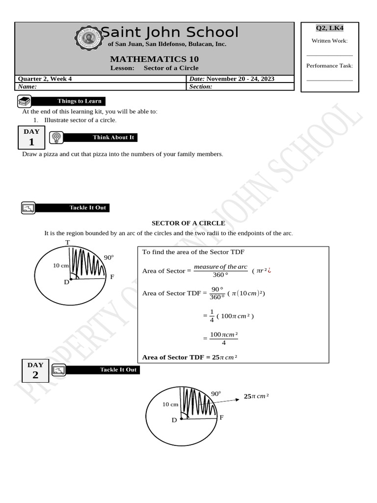 Mathematics 10 - Q2-W4-7 | PDF