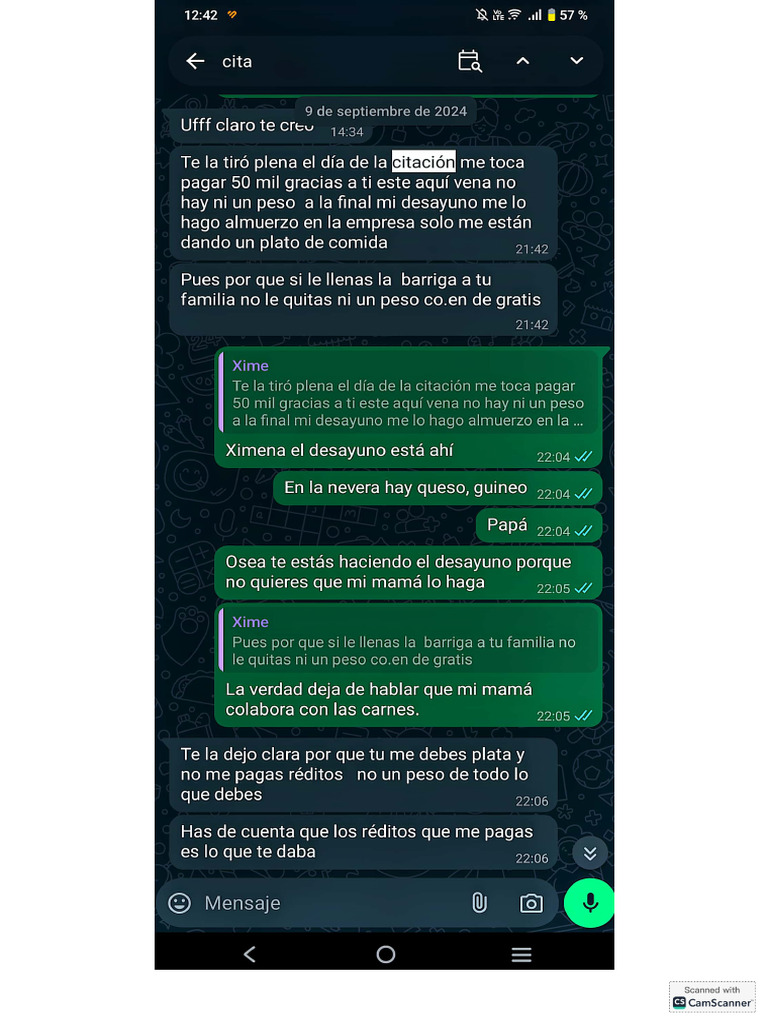 Conversación Ximena | PDF