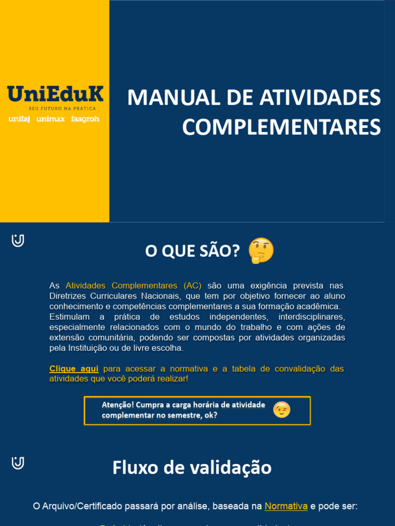 Atividades Complementares | PDF