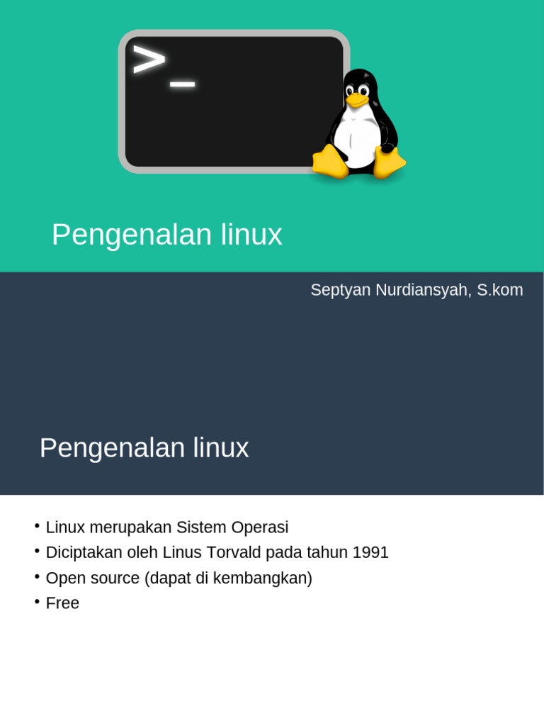 Pengenalan Linux | PDF