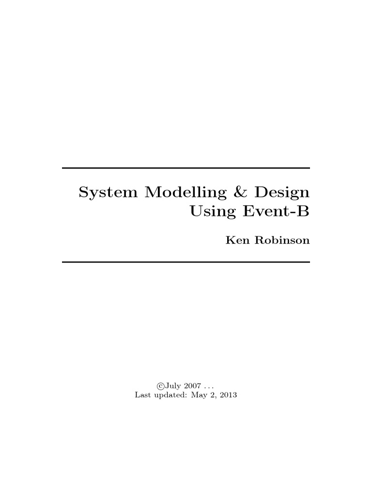 Systems Design | PDF | Set (Mathematics) | Theorem