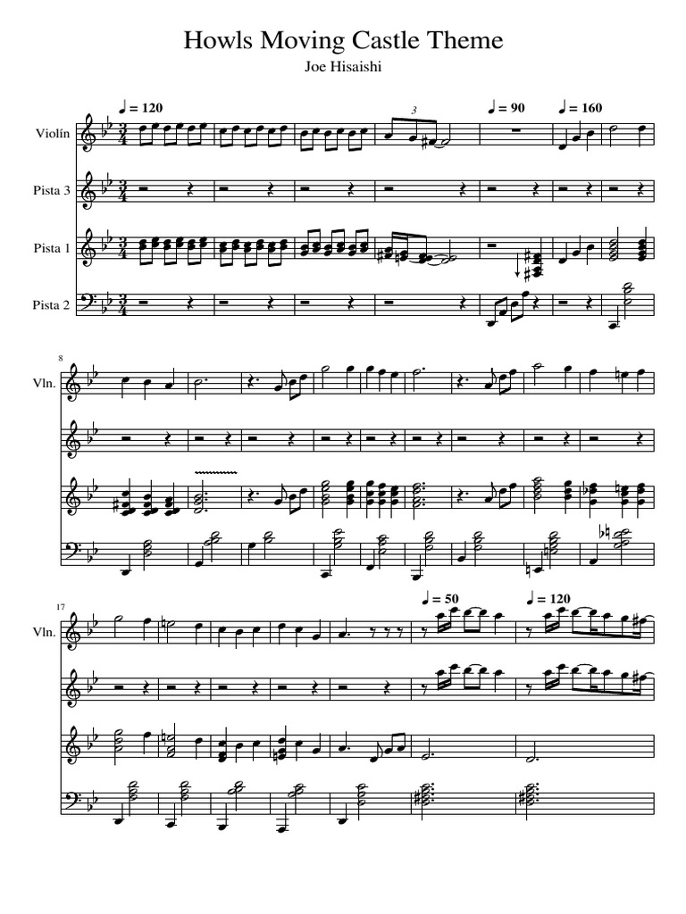 Howls Moving Castle Theme Theme Song | PDF