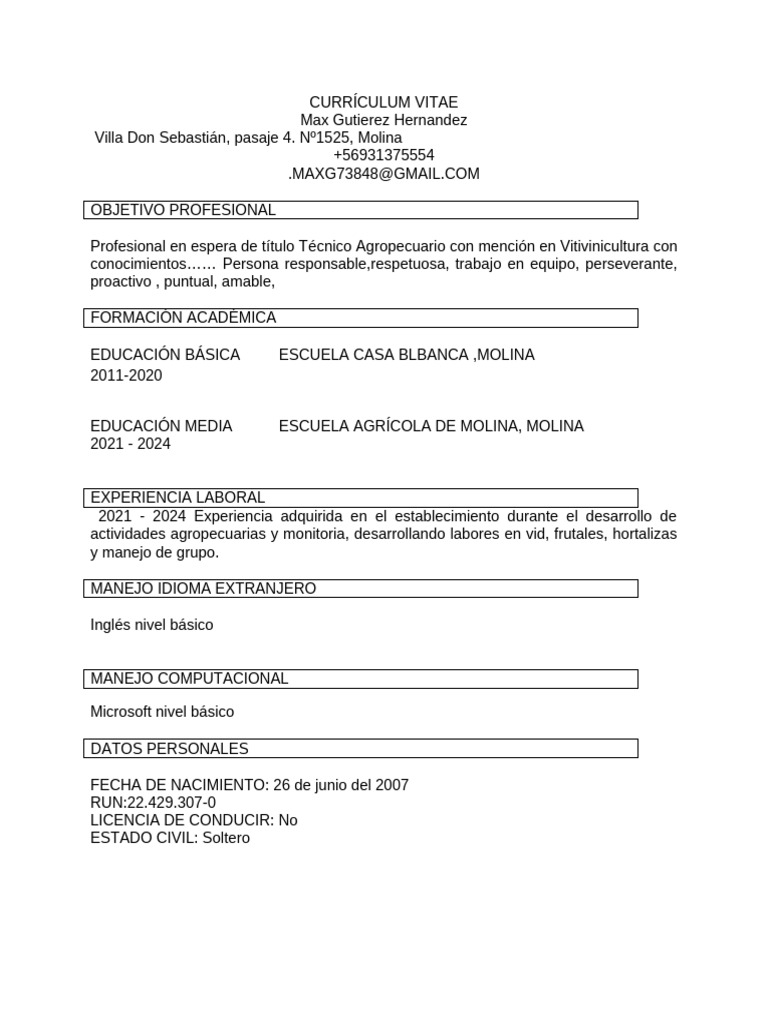 Curriculum Max 56 | PDF