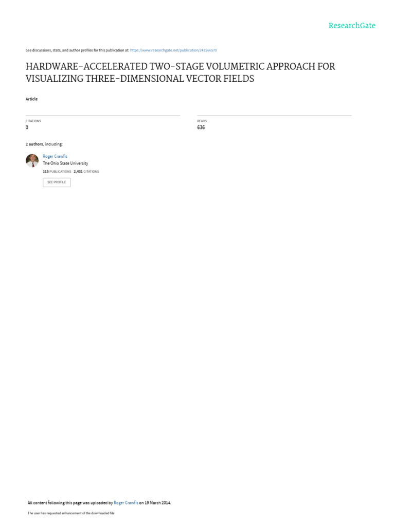 HARDWARE-ACCELERATED_TWO-STAGE_VOLUMETRIC_APPROACH | PDF