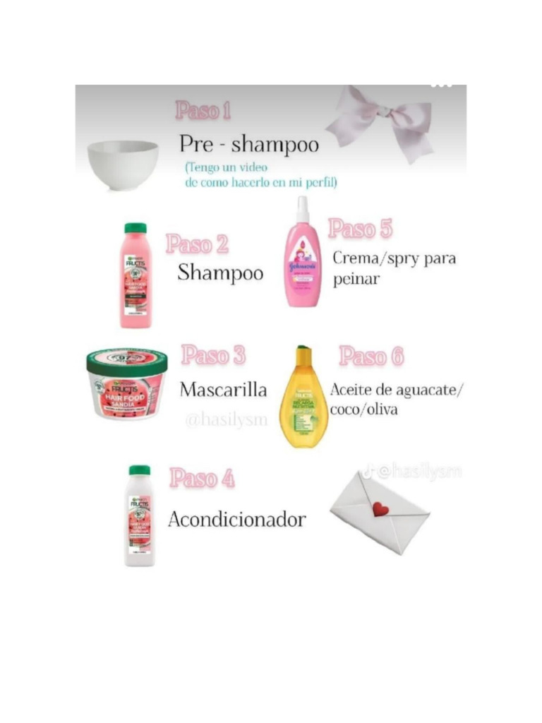 Como Hacer Un Pre Shampoo | PDF