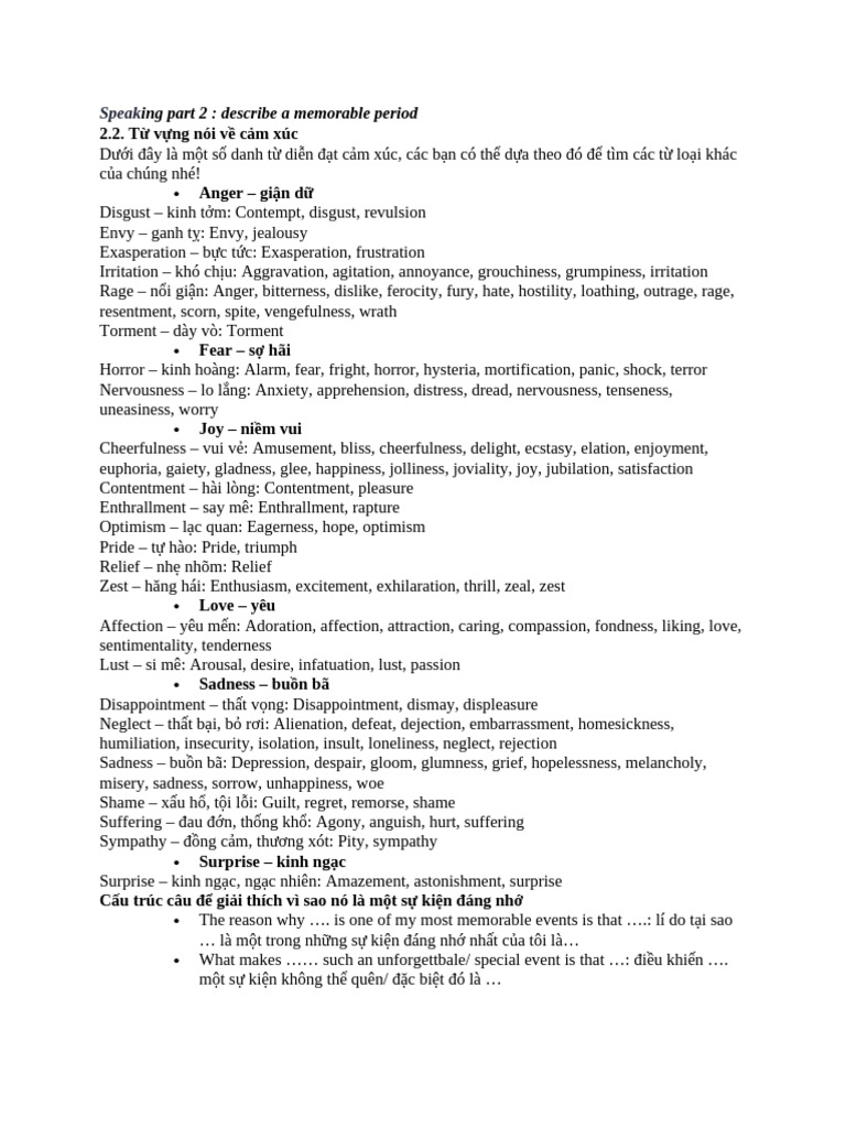 Speaking part 2 | PDF