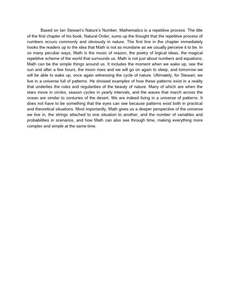 Mathematics - Ian Stewart | PDF