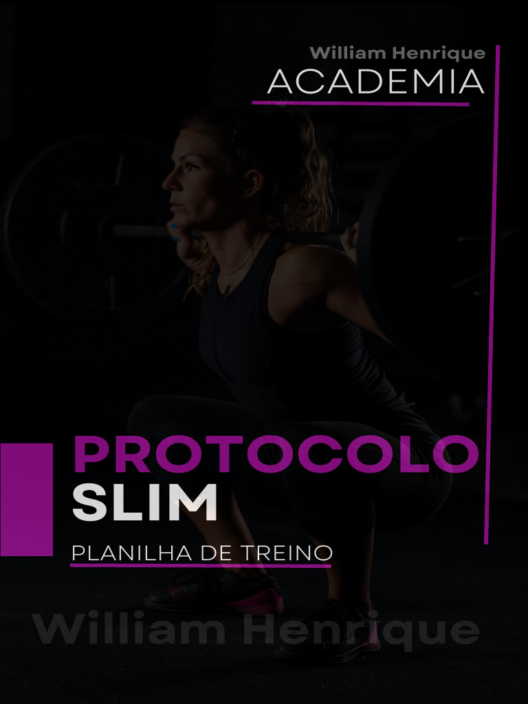 Treino Academia Protocolo Slim 1 | PDF