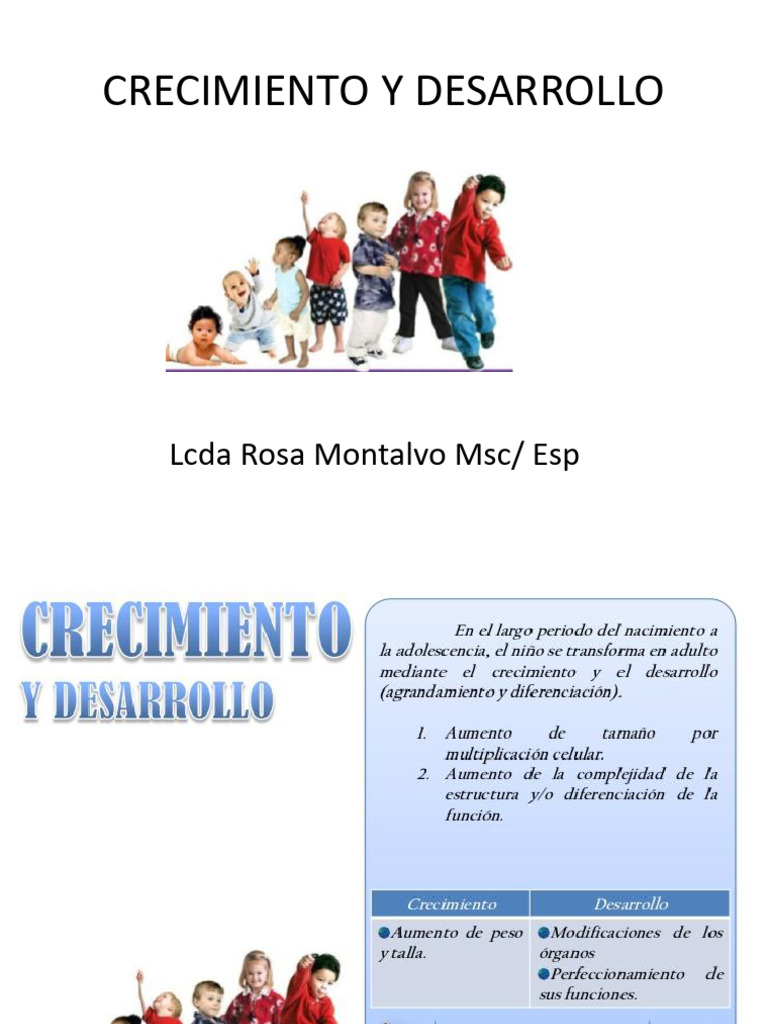 CRECIMIENTO Y DESARROLLO | PDF
