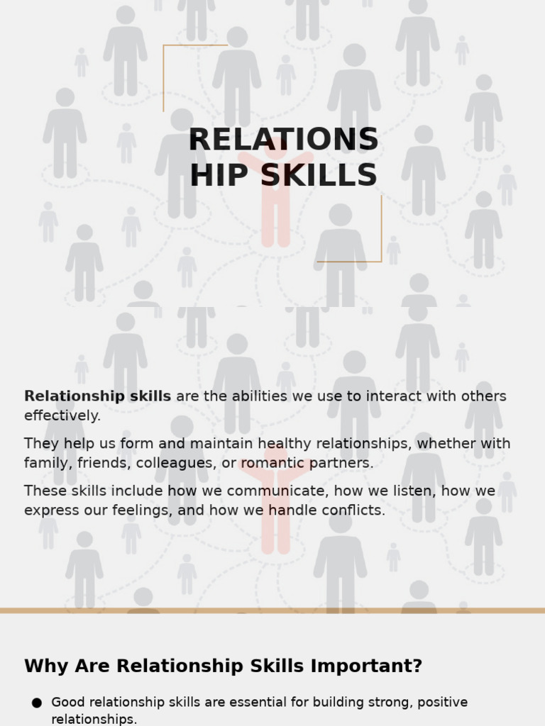 Relationship Skills | PDF