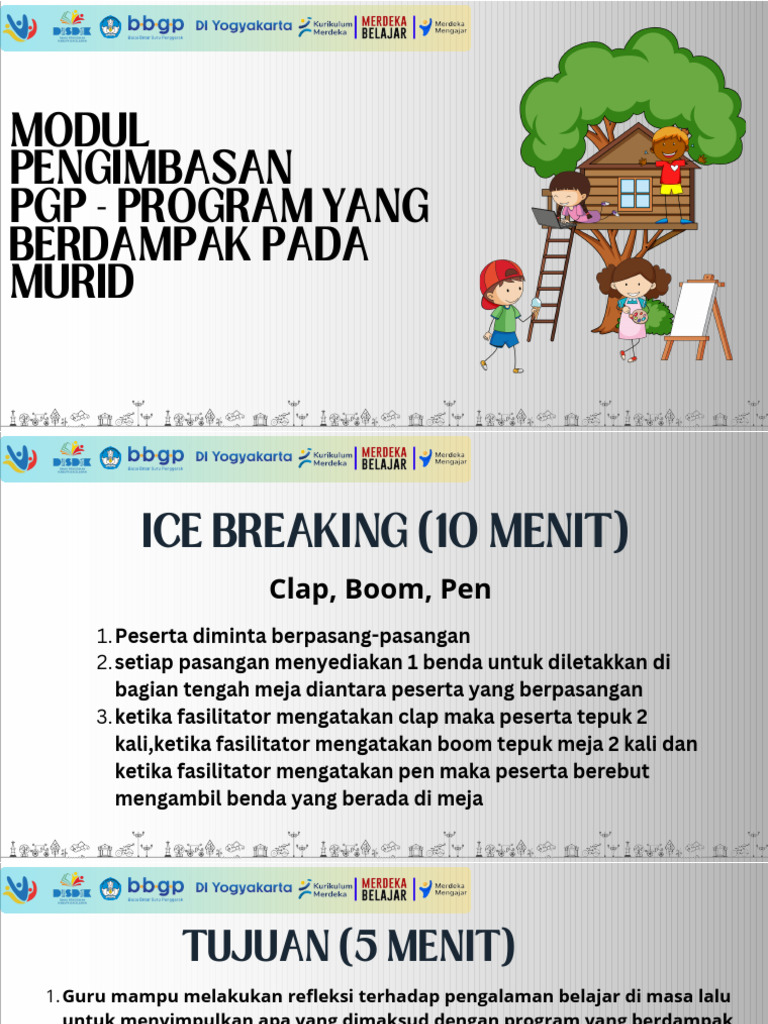 Modul Pengimbasan PGP-Program Yang Berdampak Pada Murid | PDF