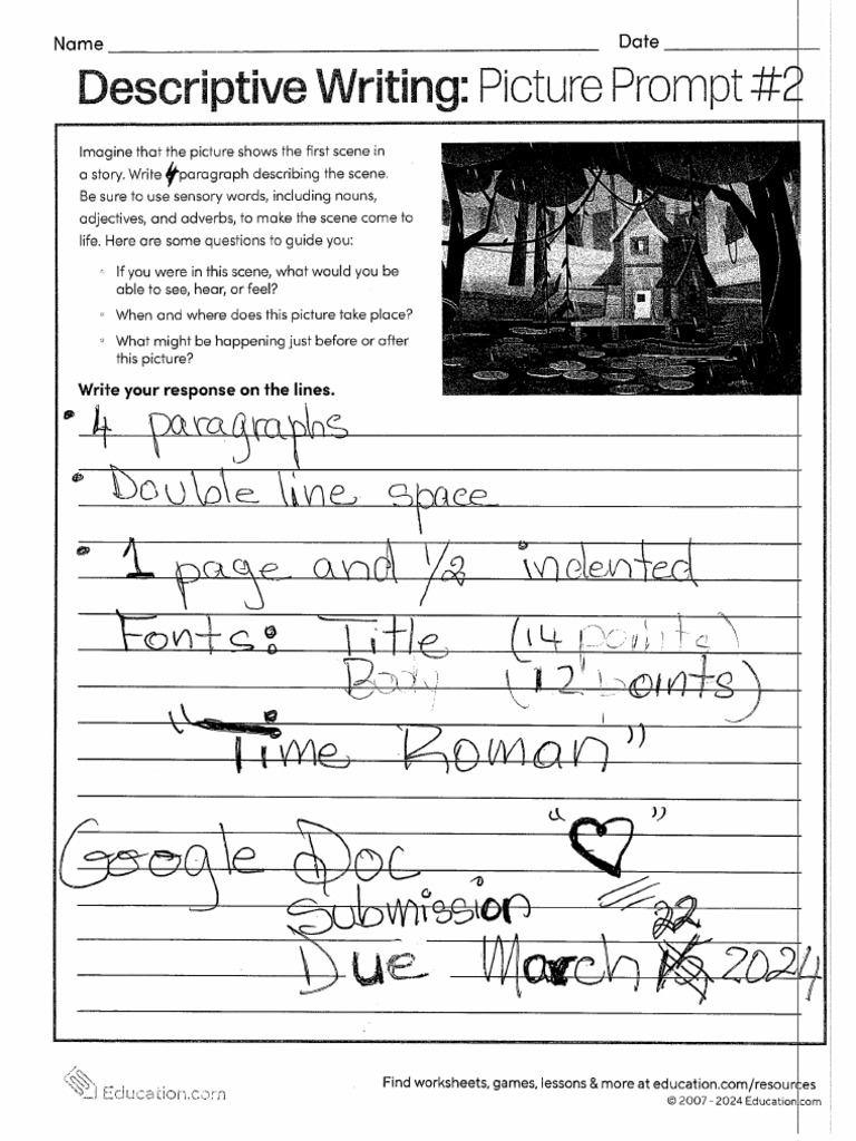 Descriptive Writing | PDF