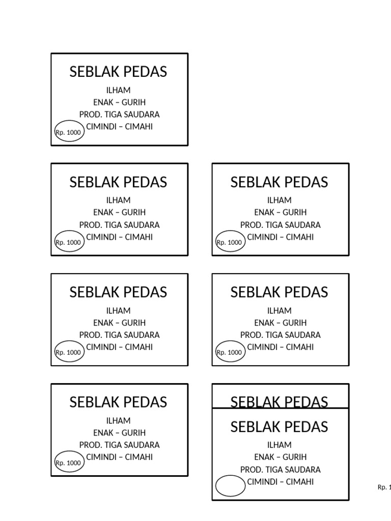 Logo Seblak | PDF
