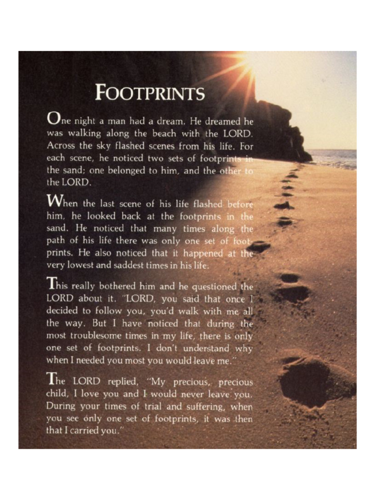 Footprints | PDF