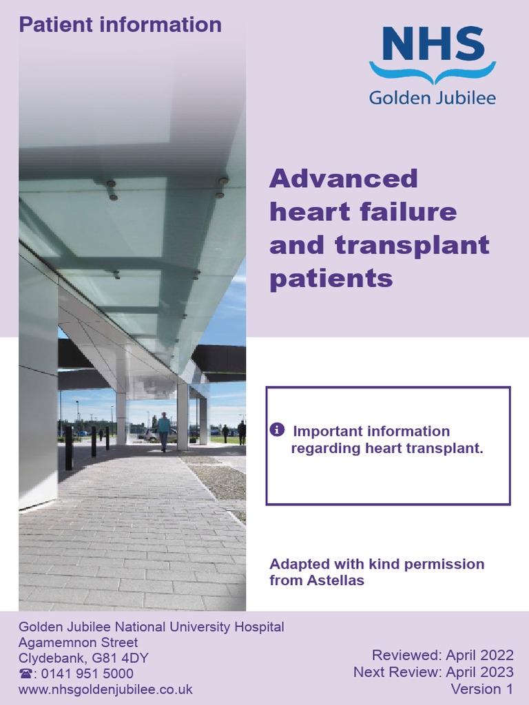 Advanced Heart Failure and Transplant Patients V1 | PDF