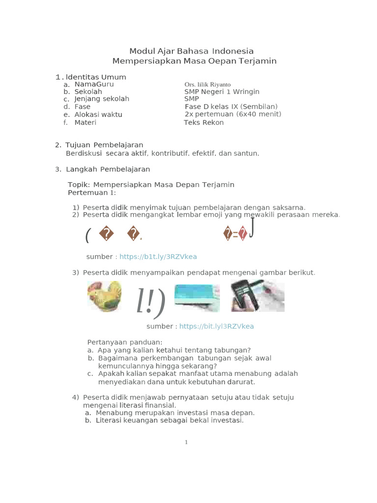 Modul Bin Baru | PDF