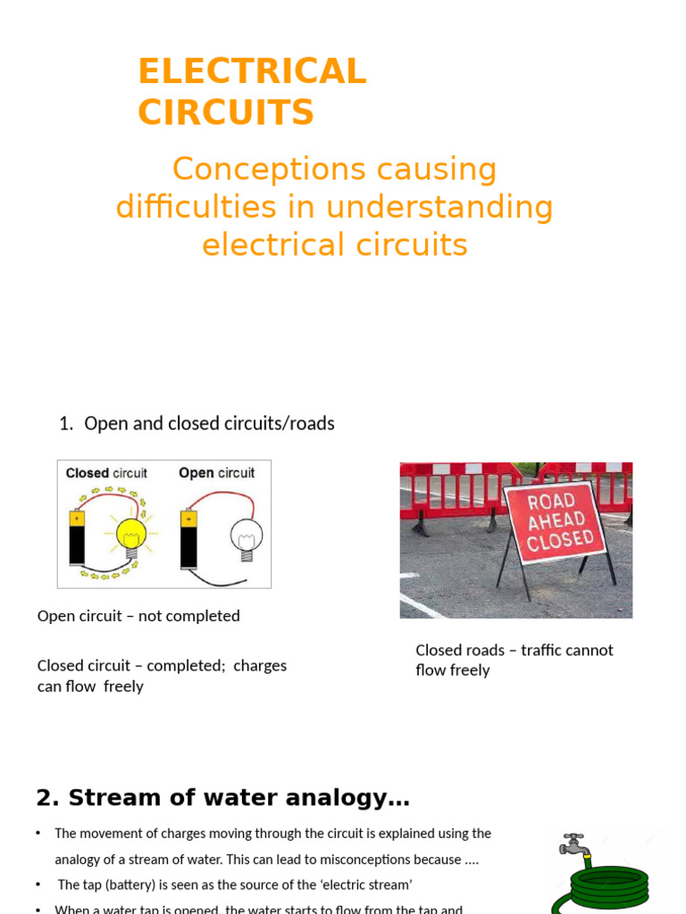 1a Electrical Circuits Important Concepts Aug 2021 9 Pdf