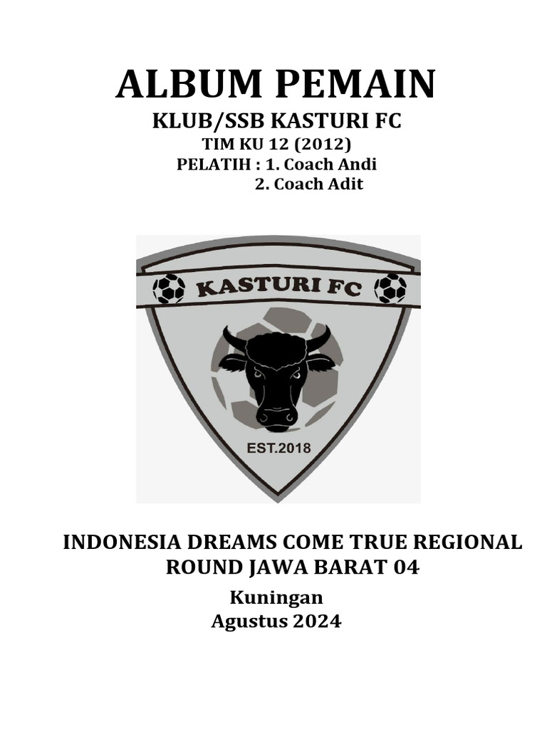 SSB Kasturi FC | PDF